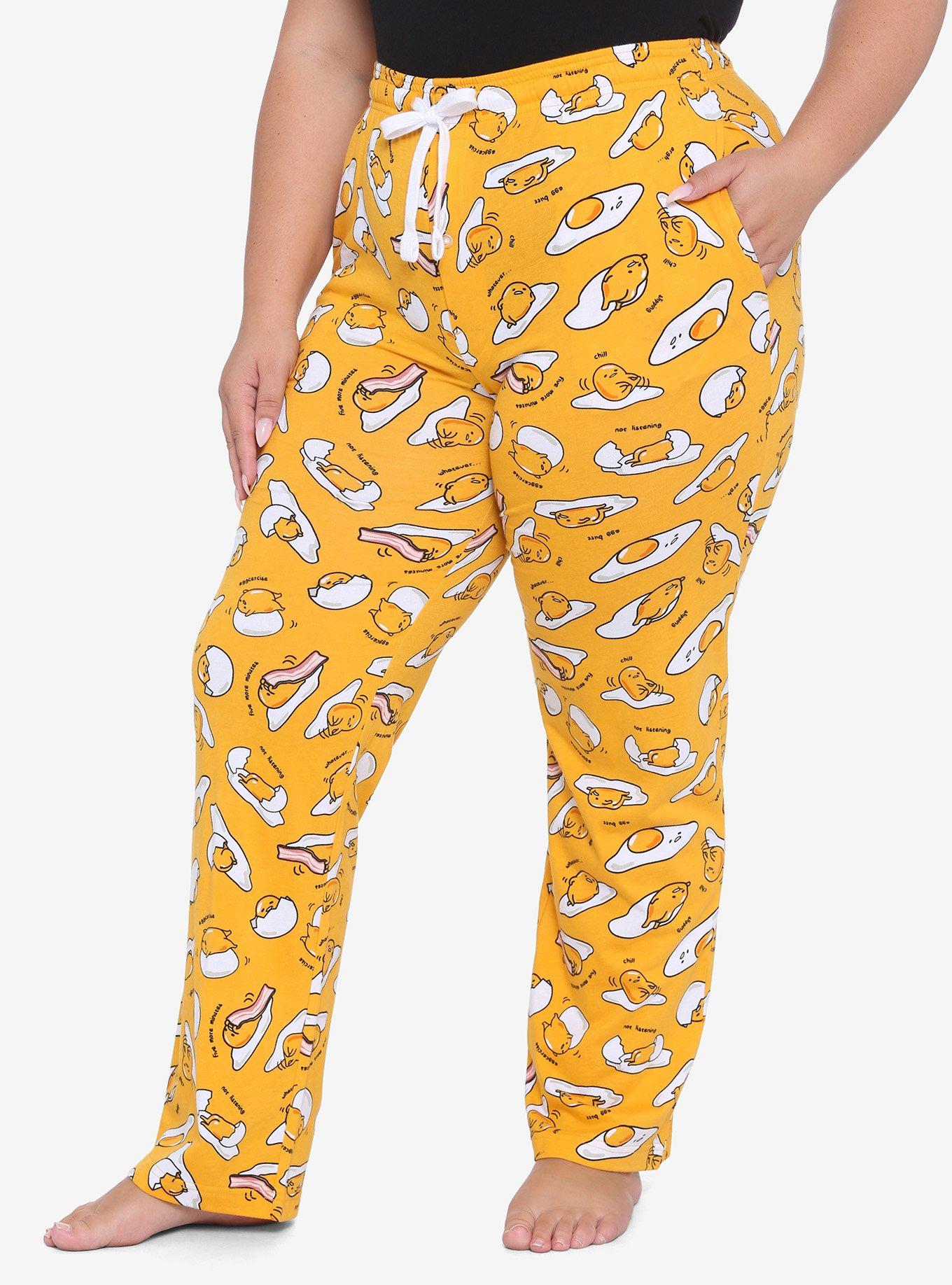 Gudetama Girls Pajama Pants Plus Size Hot Topic