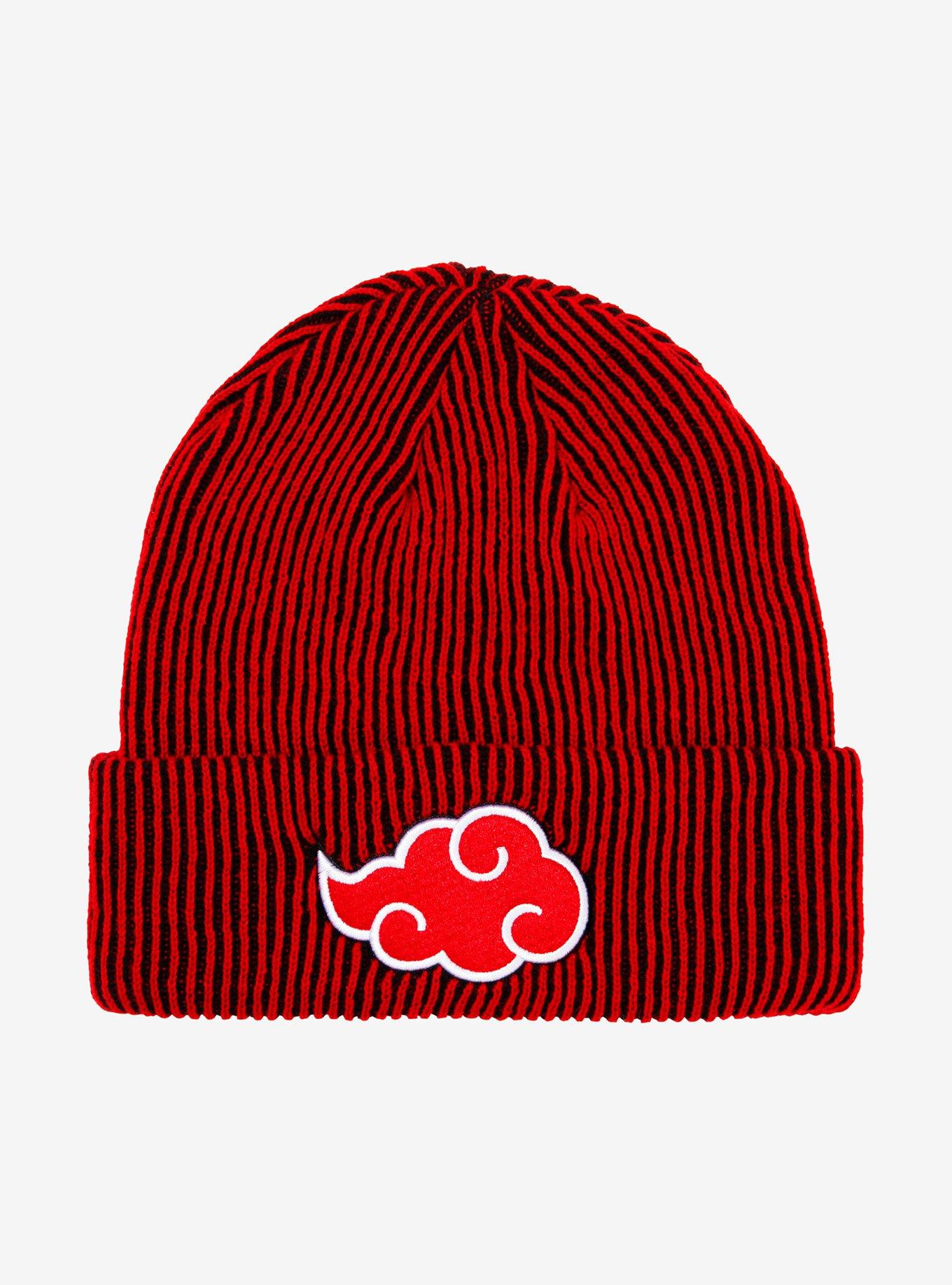 Naruto Shippuden Akatsuki Cloud Stripe Beanie | Hot Topic
