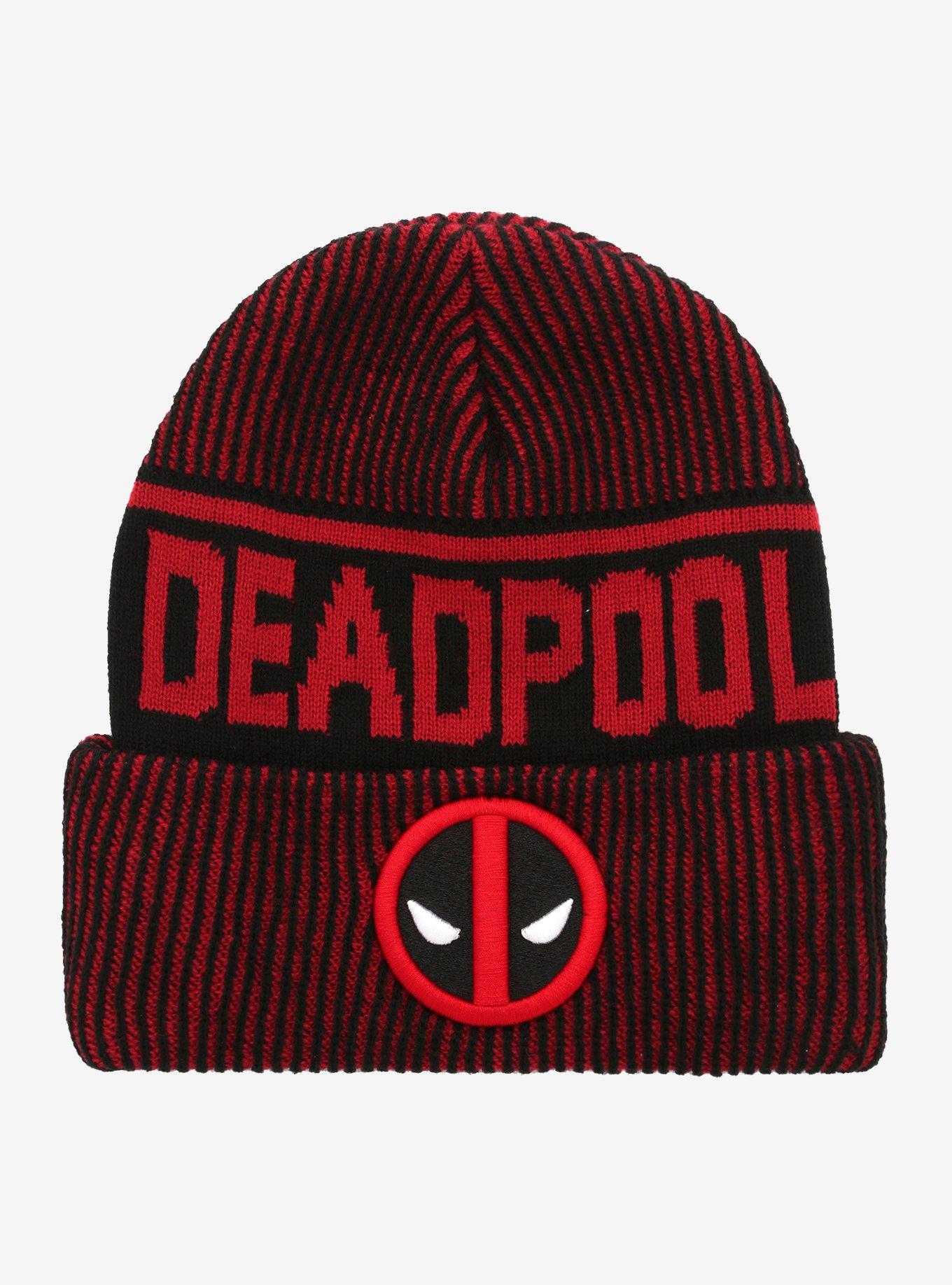 Marvel Deadpool Logo Ribbed Beanie | Hot Topic