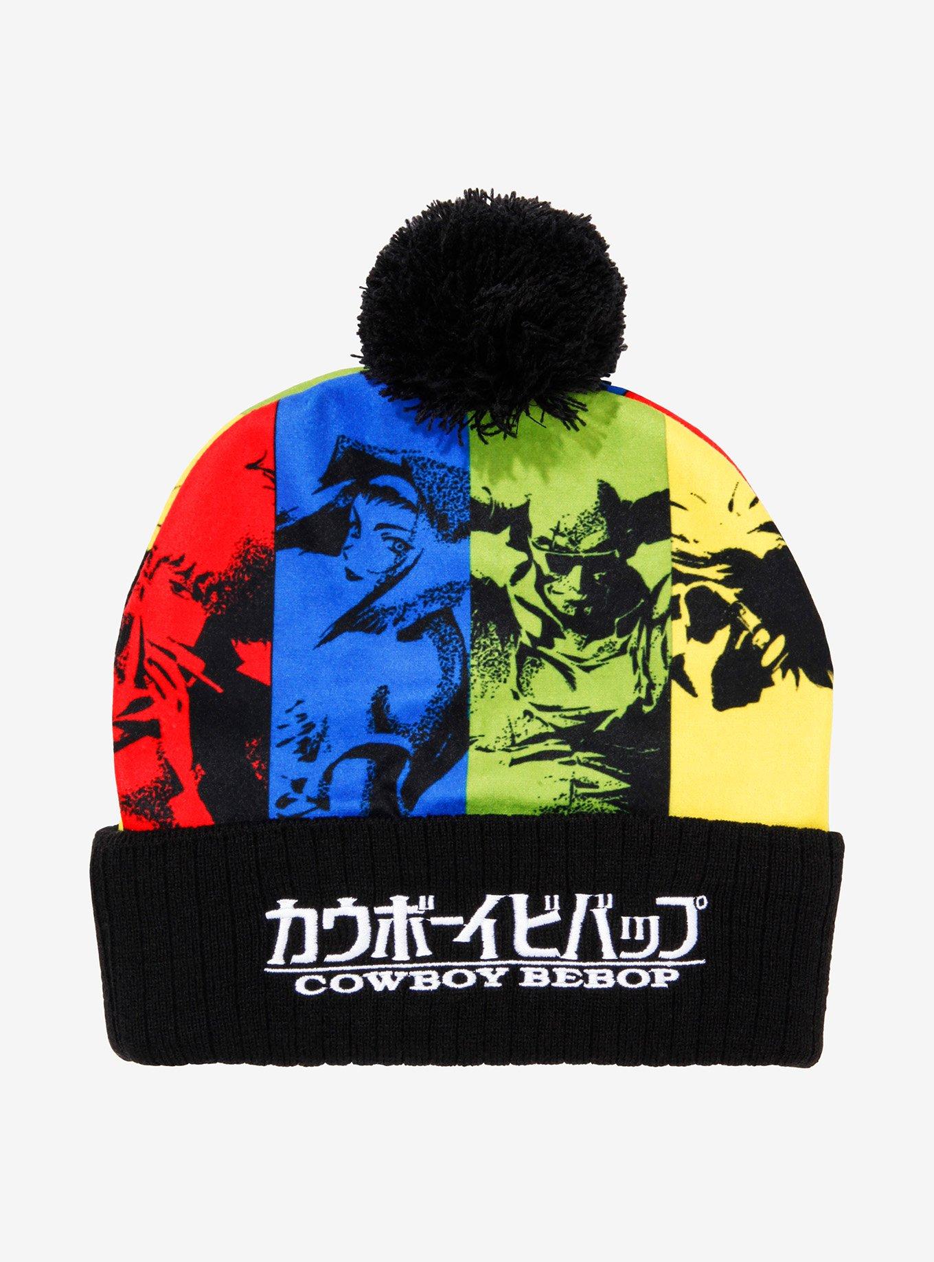 Cowboy Bebop Panel Pom Beanie | Hot Topic
