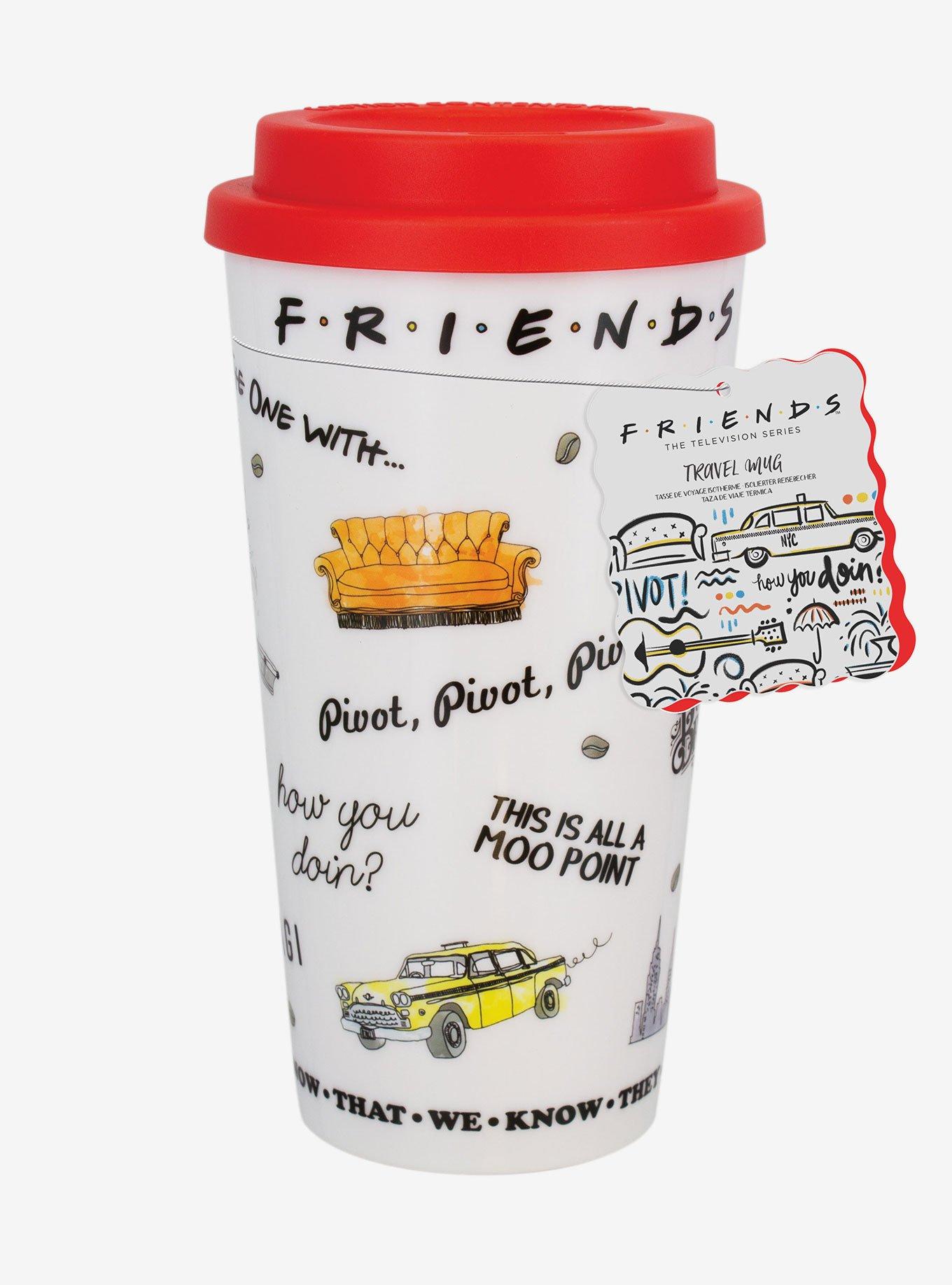 Friends Icons & Quotes Travel Mug | Hot Topic