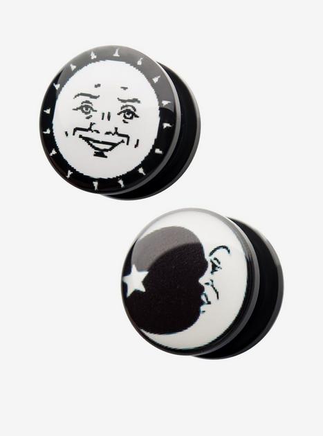 Acrylic Moon Star Tunnel Plug 2 Pack | Hot Topic