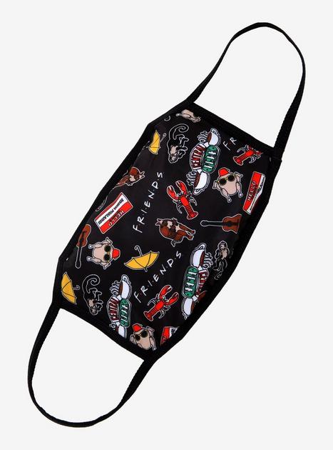 Friends Icons Fashion Face Mask | BoxLunch
