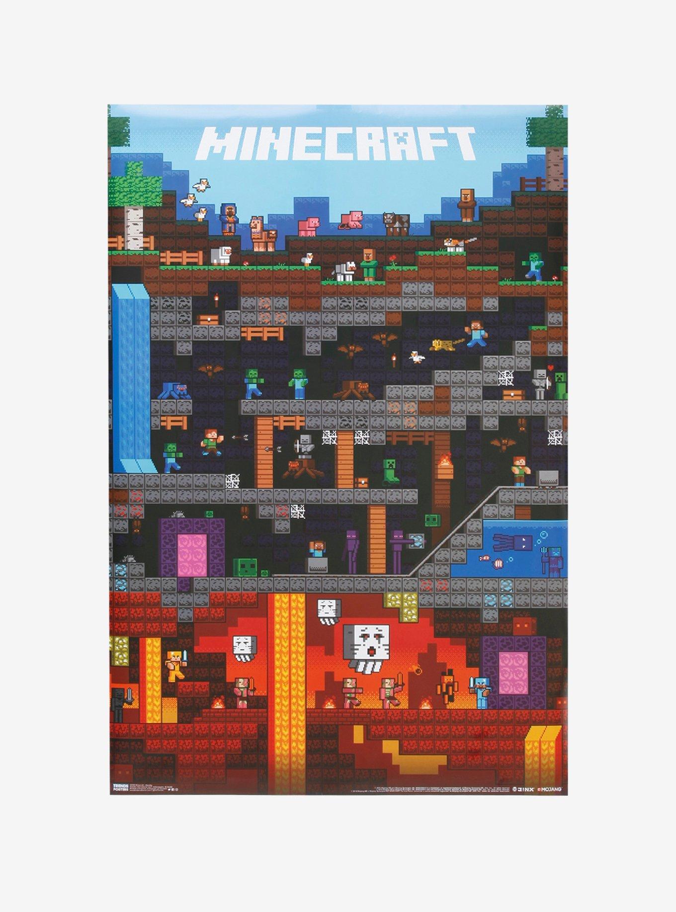 Minecraft Worldy Poster | Hot Topic
