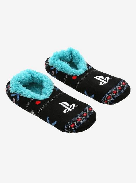 PlayStation Fair Isle Slipper Socks - BoxLunch Exclusive | BoxLunch
