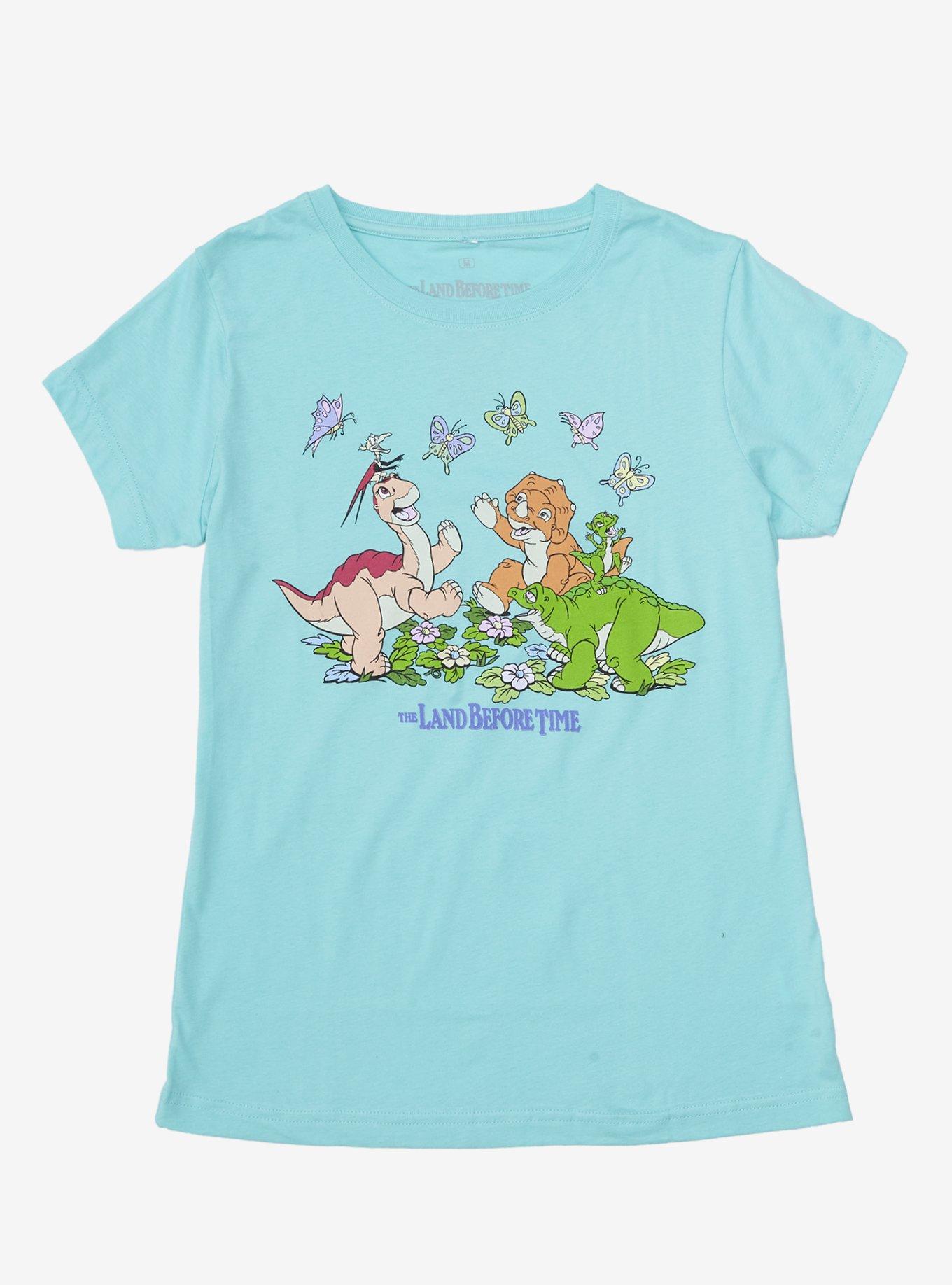 The Land Before Time Group Butterflies Girls T-Shirt | Hot Topic