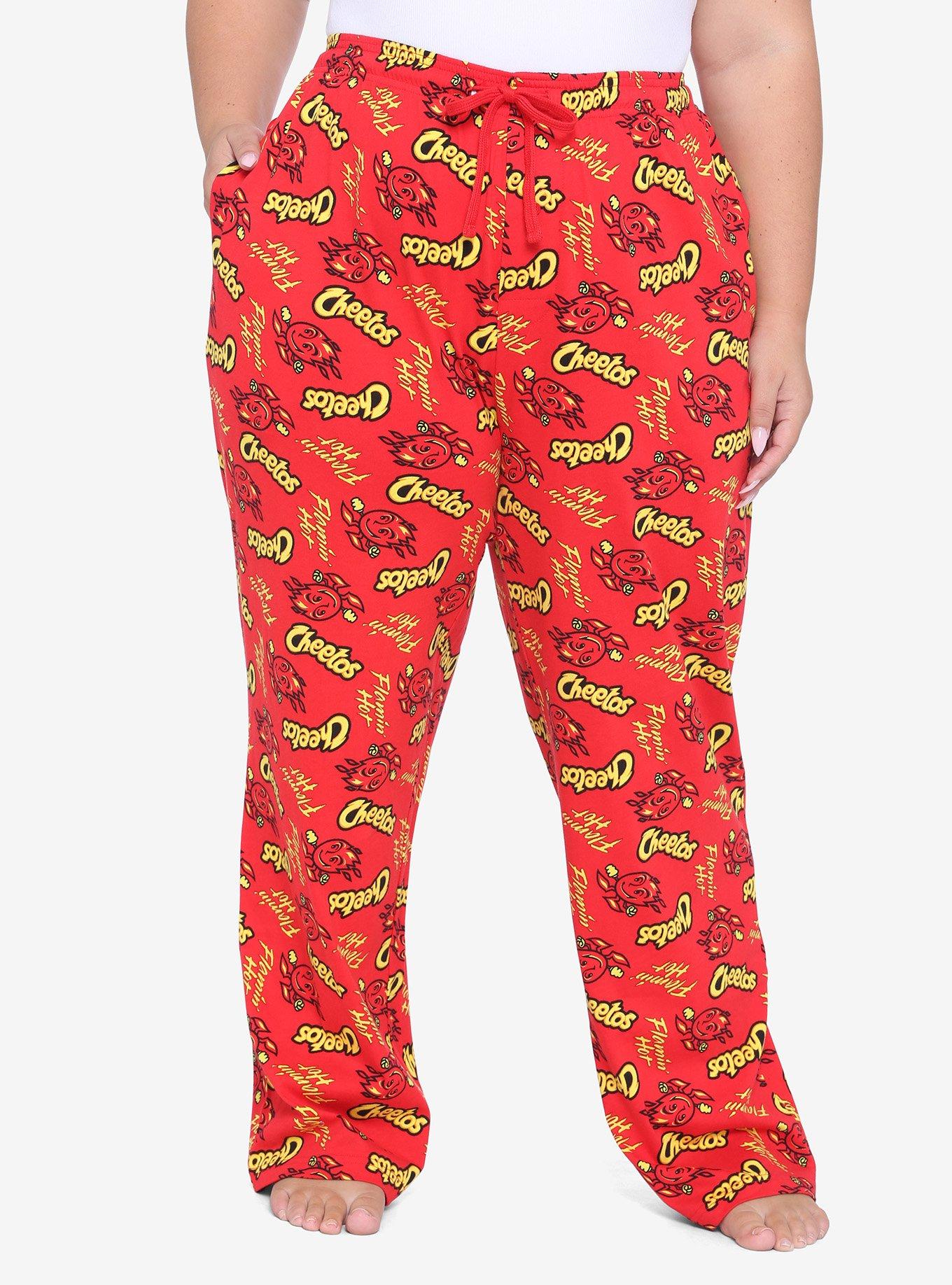 Cheetos Flamin' Hot Logo Girls Pajama Pants Plus Size | Hot Topic
