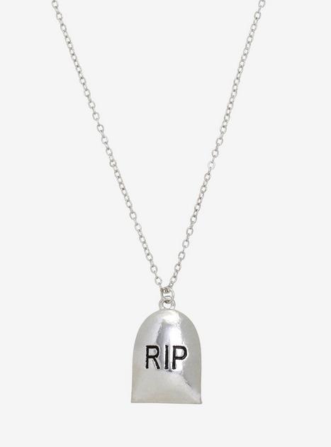 RIP Pendant Necklace | Hot Topic