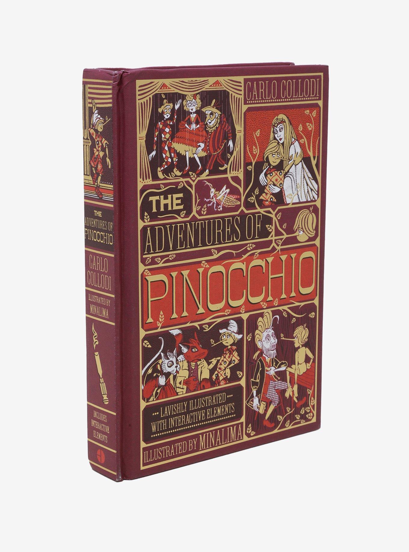 The Adventures of Pinocchio Book (Illustrated with Interactive Elements ...
