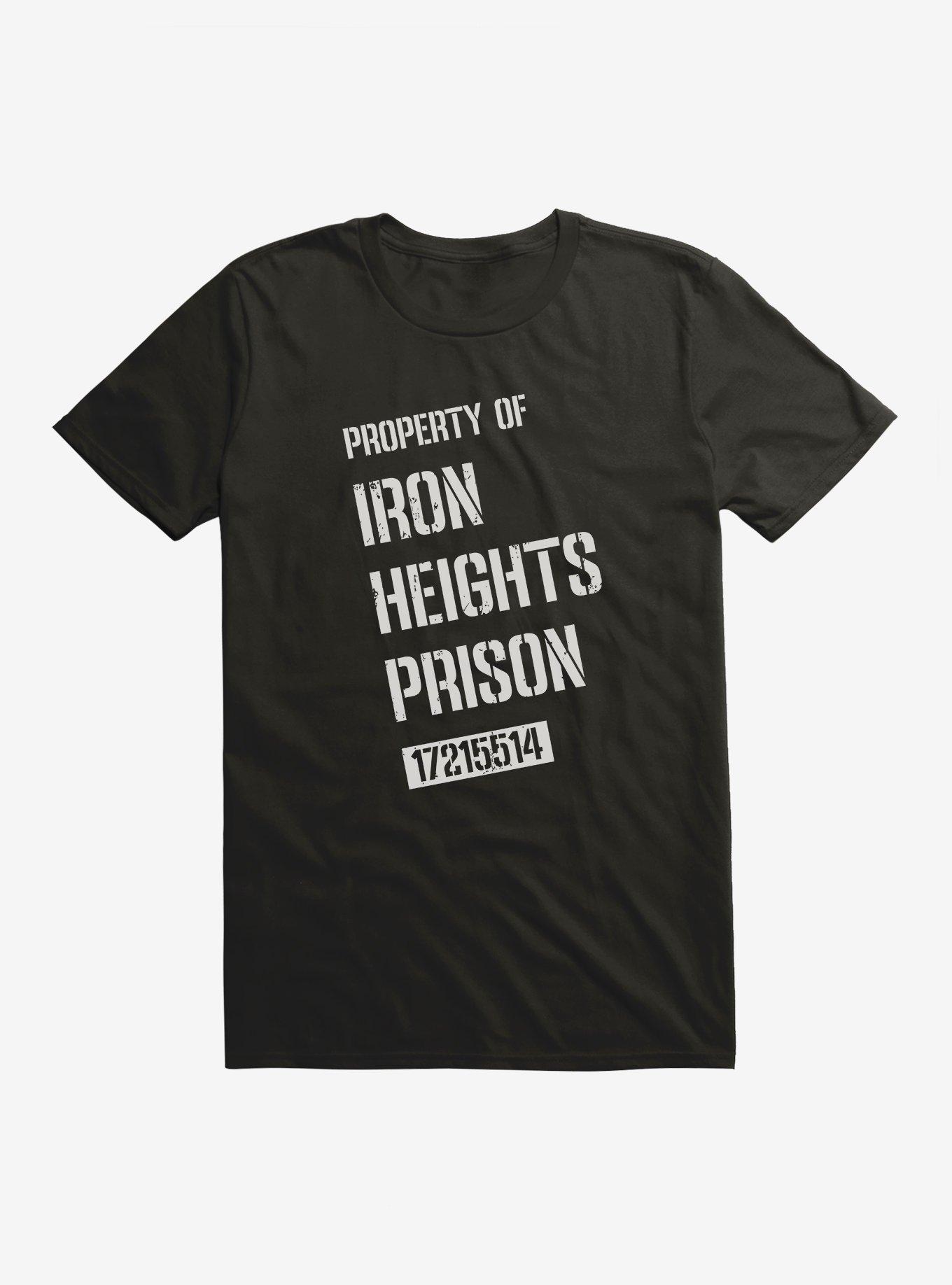 DC Comics Arrow Iron Heights Prison T-Shirt | BoxLunch