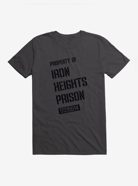 DC Comics Arrow Iron Heights Prison T-Shirt | BoxLunch