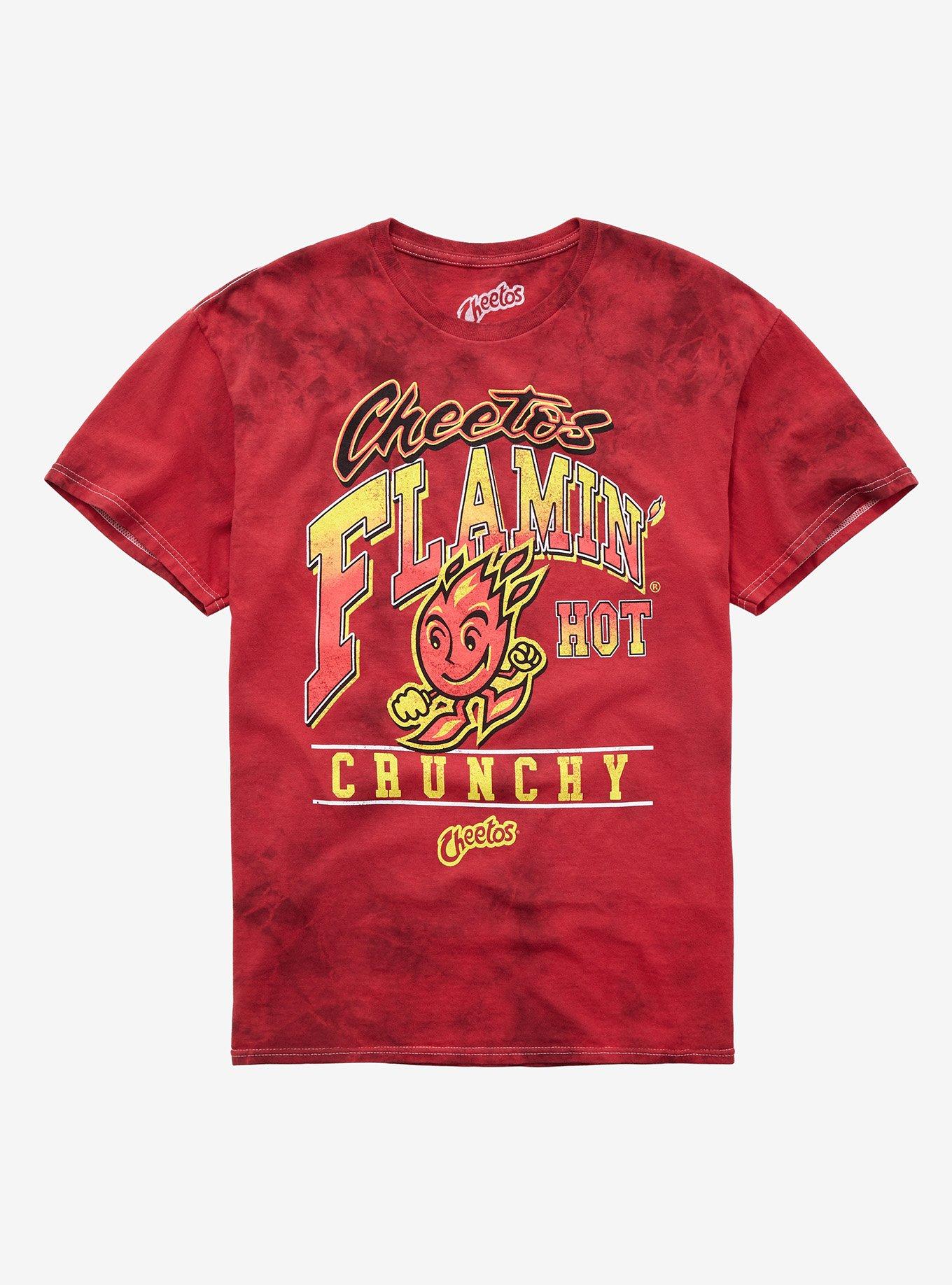 Cheetos Flamin' Hot Crunchy Tie-Dye T-Shirt | Hot Topic