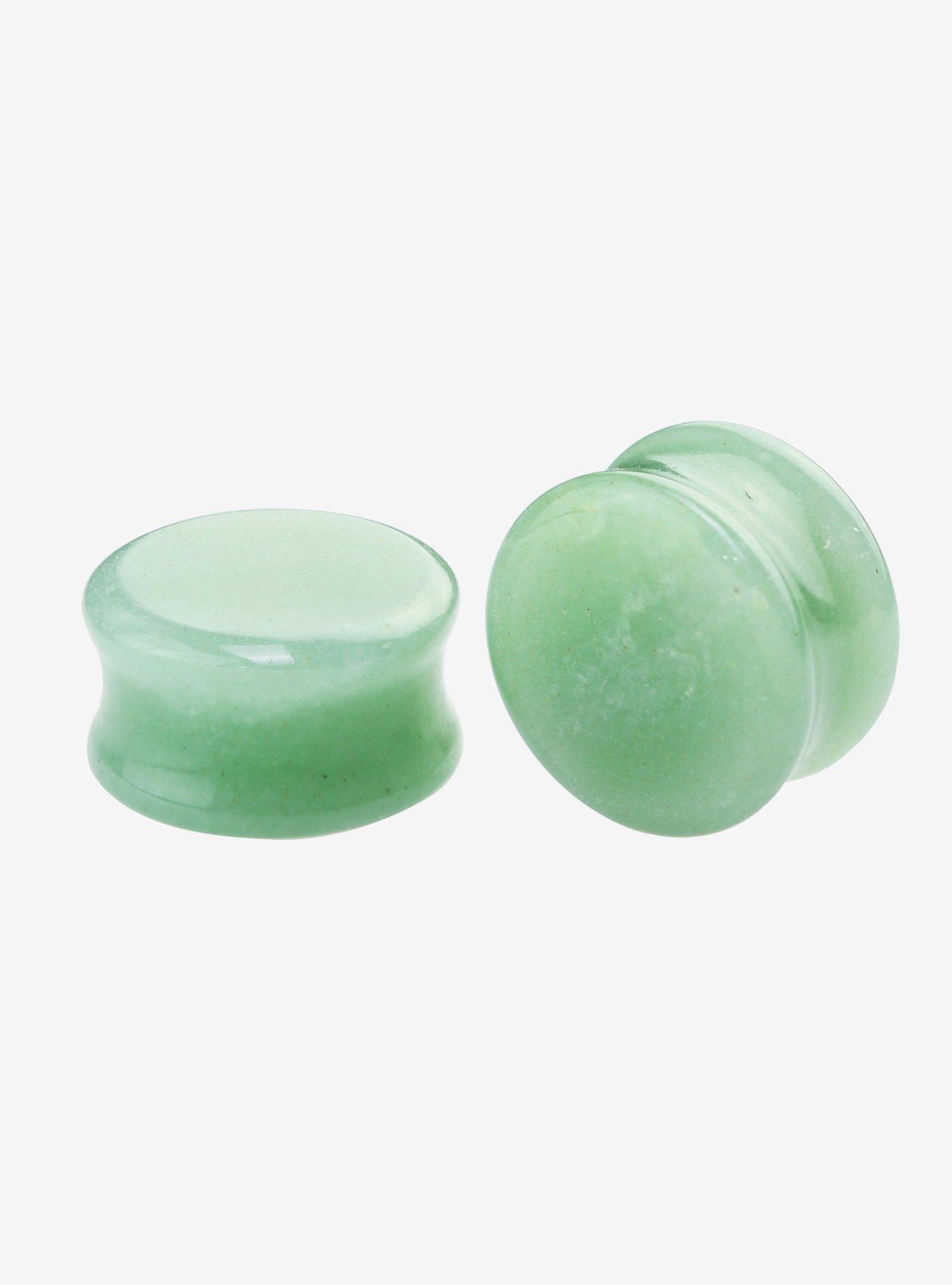Jade Stone Plug 2 Pack | Hot Topic