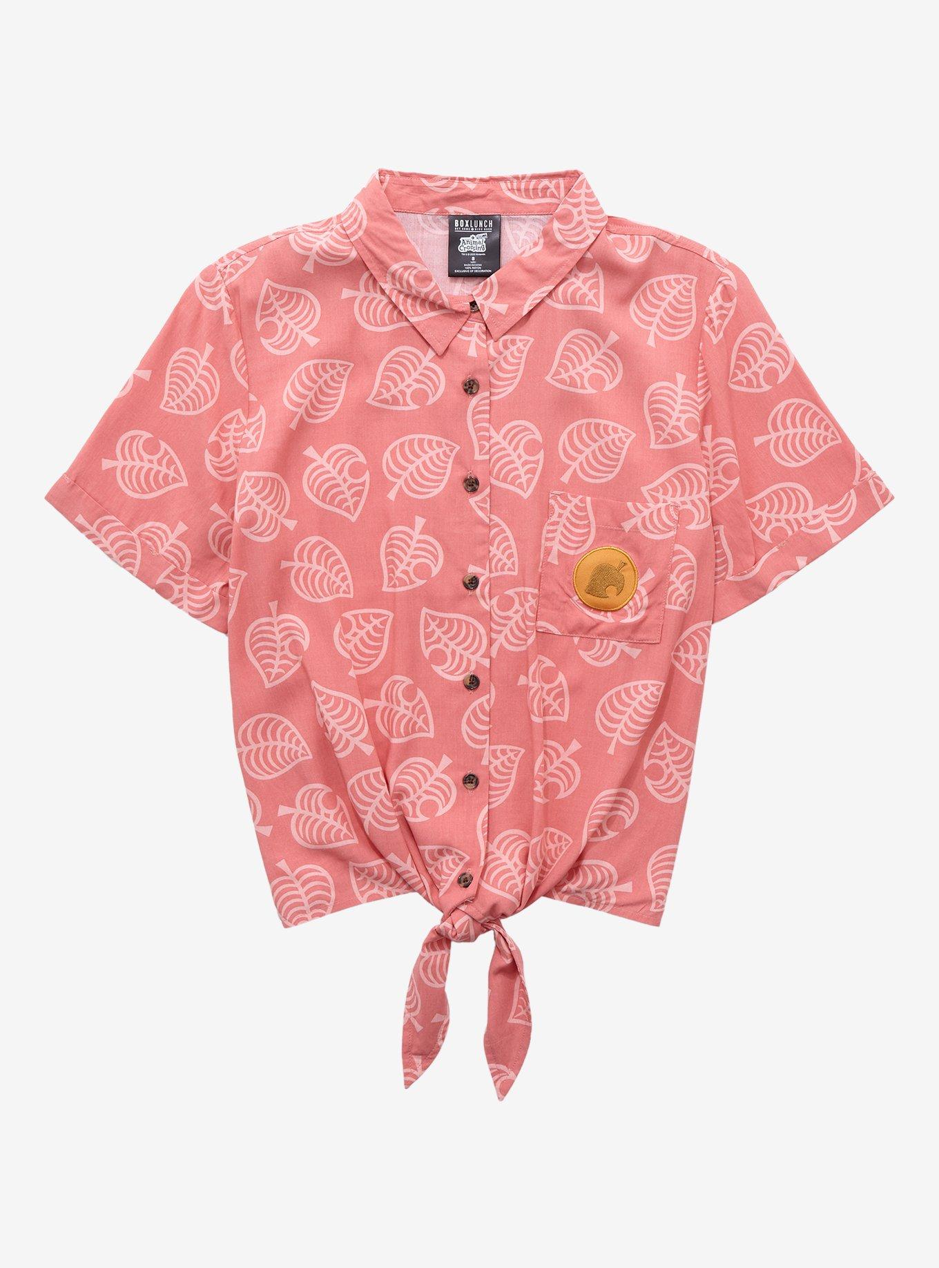 Nintendo Animal Crossing New Horizons Isabelle Leaves Women's Tie-Front ...