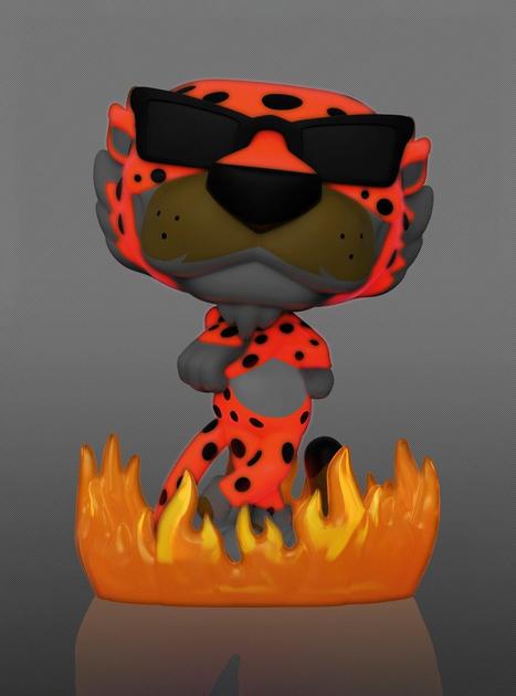 Funko Pop! Ad Icons Cheetos Flamin' Hot Chester Cheetah Glow-in-the ...
