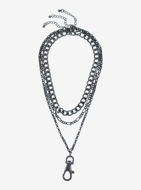 Gunmetal Chain Set | Hot Topic