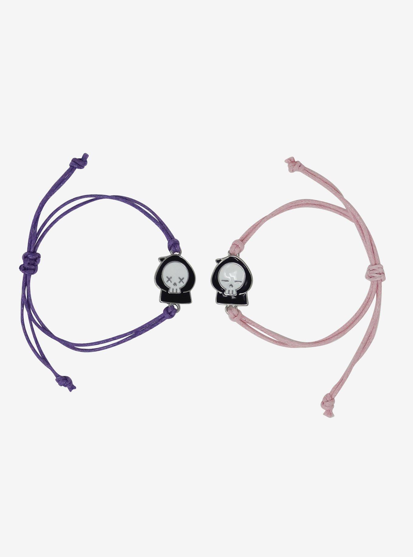 Cute Reaper Best Friend Cord Bracelet Set | Hot Topic