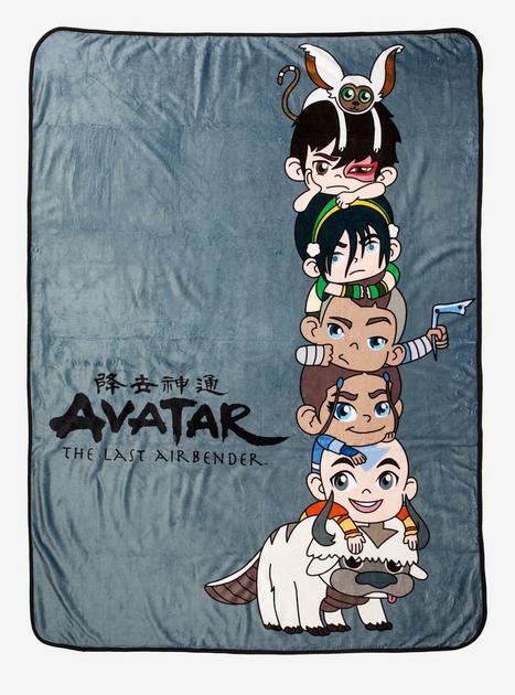 Avatar: The Last Airbender Chibi Characters Throw Blanket | Hot Topic