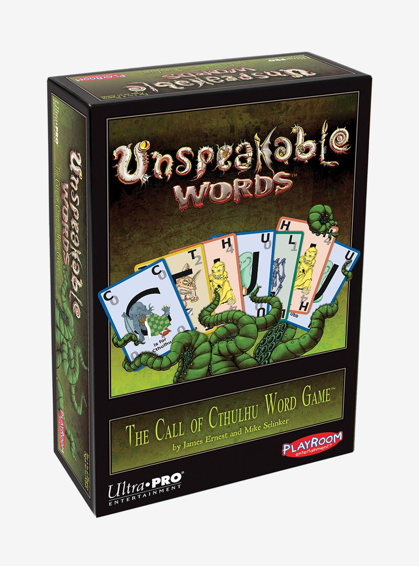 Unspeakable Words: The Call Of Cthulhu Word Game | Hot Topic
