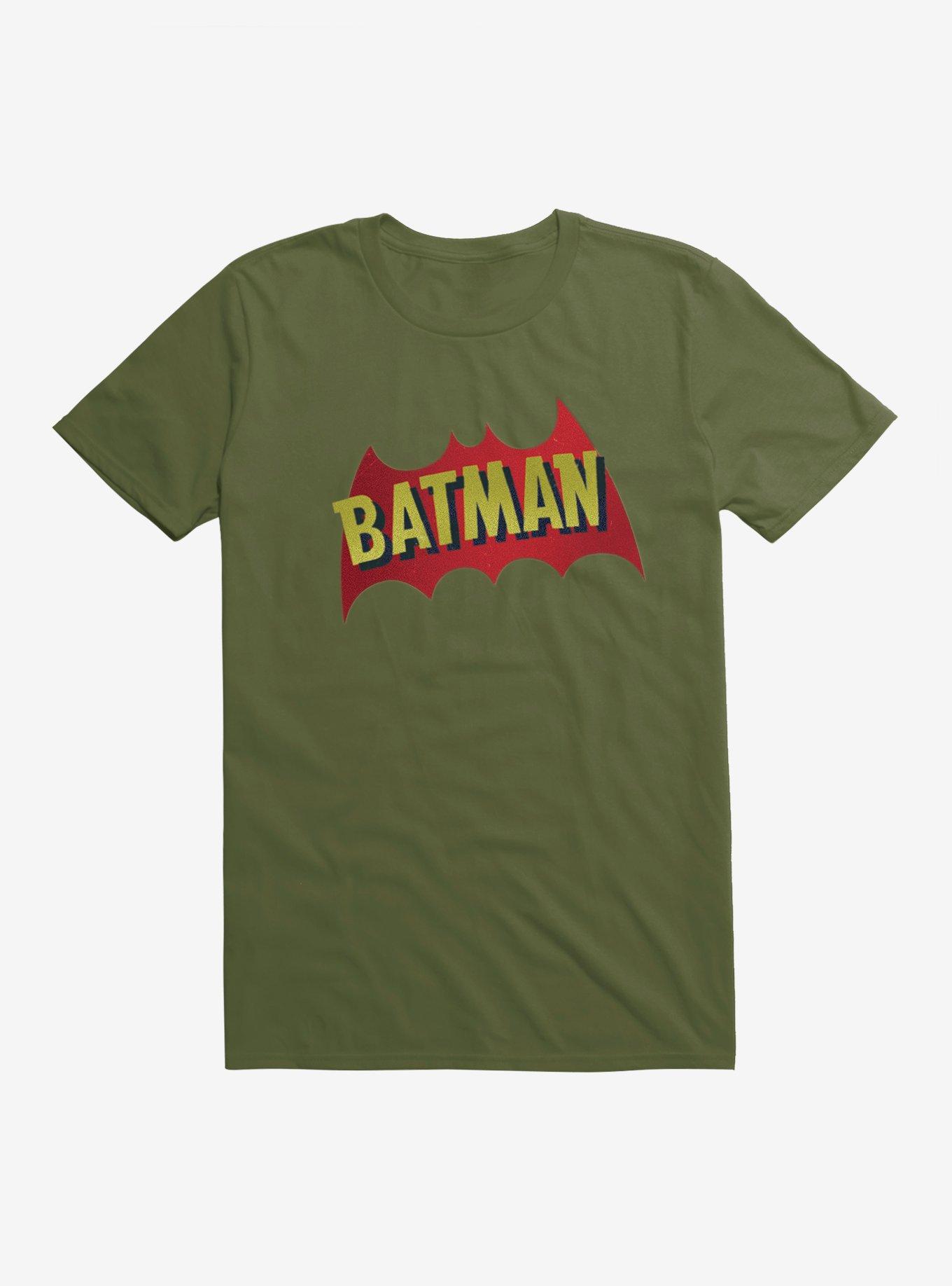 DC Comics Batman Name And Bat Logo T-Shirt | Hot Topic