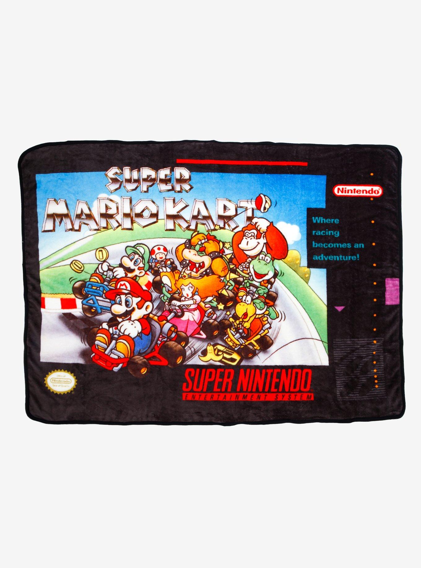 Super Mario Kart SNES Throw Blanket | Hot Topic
