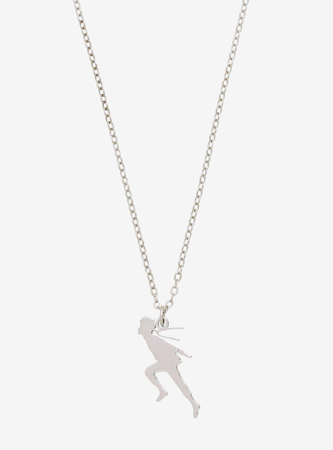 Naruto Shippuden Run Silhouette Dainty Necklace | Hot Topic