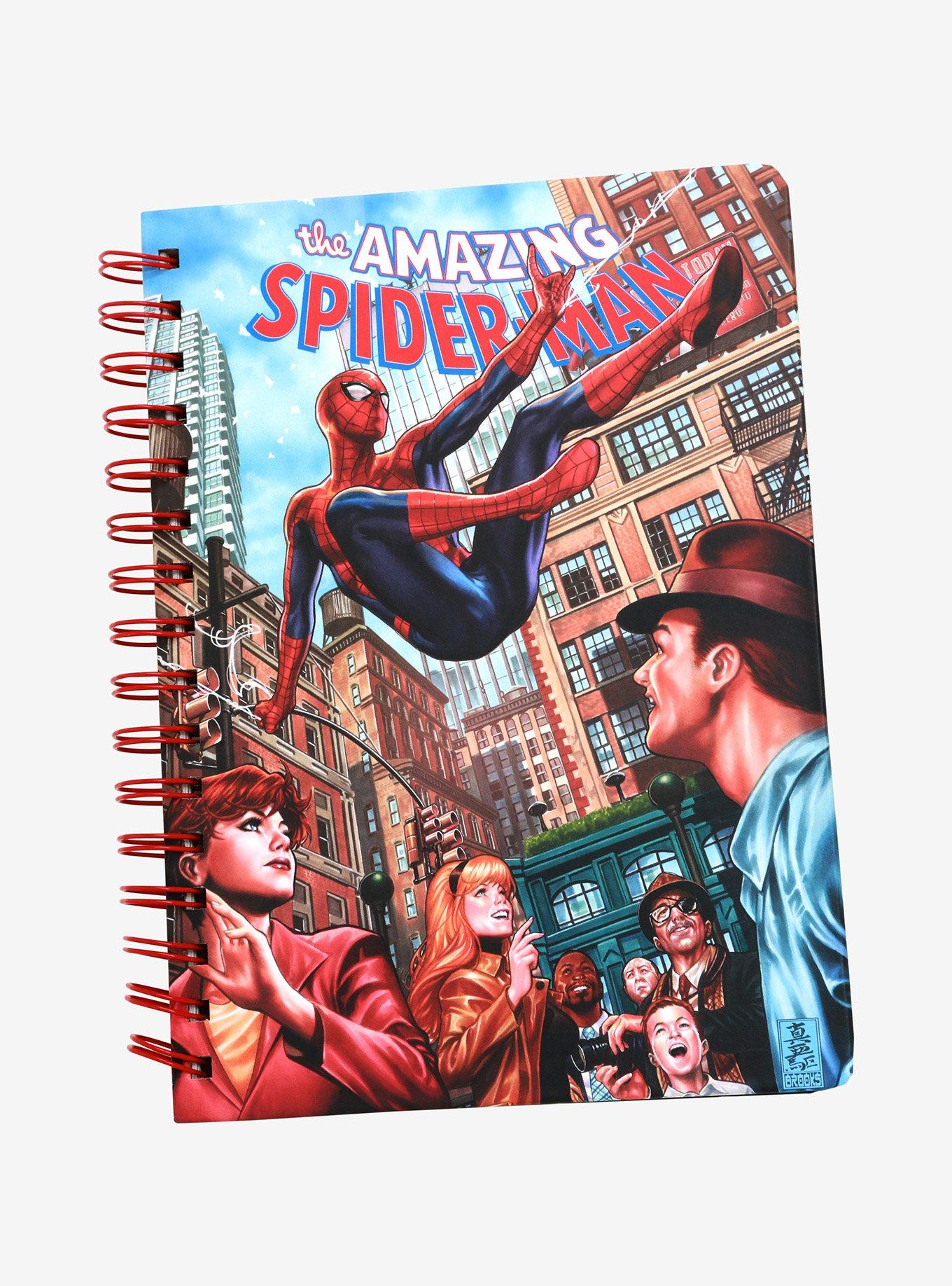 Marvel Spider-Man Comic Spiral Notebook | BoxLunch