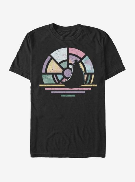 Star Wars Stain Glass Window T-Shirt - BLACK | BoxLunch