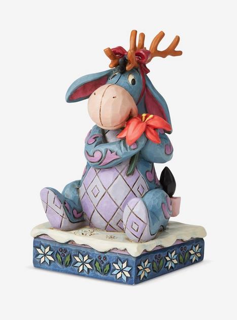 Disney Winnie The Pooh Jim Shore Eeyore Reindeer Resin Figurine | Hot Topic