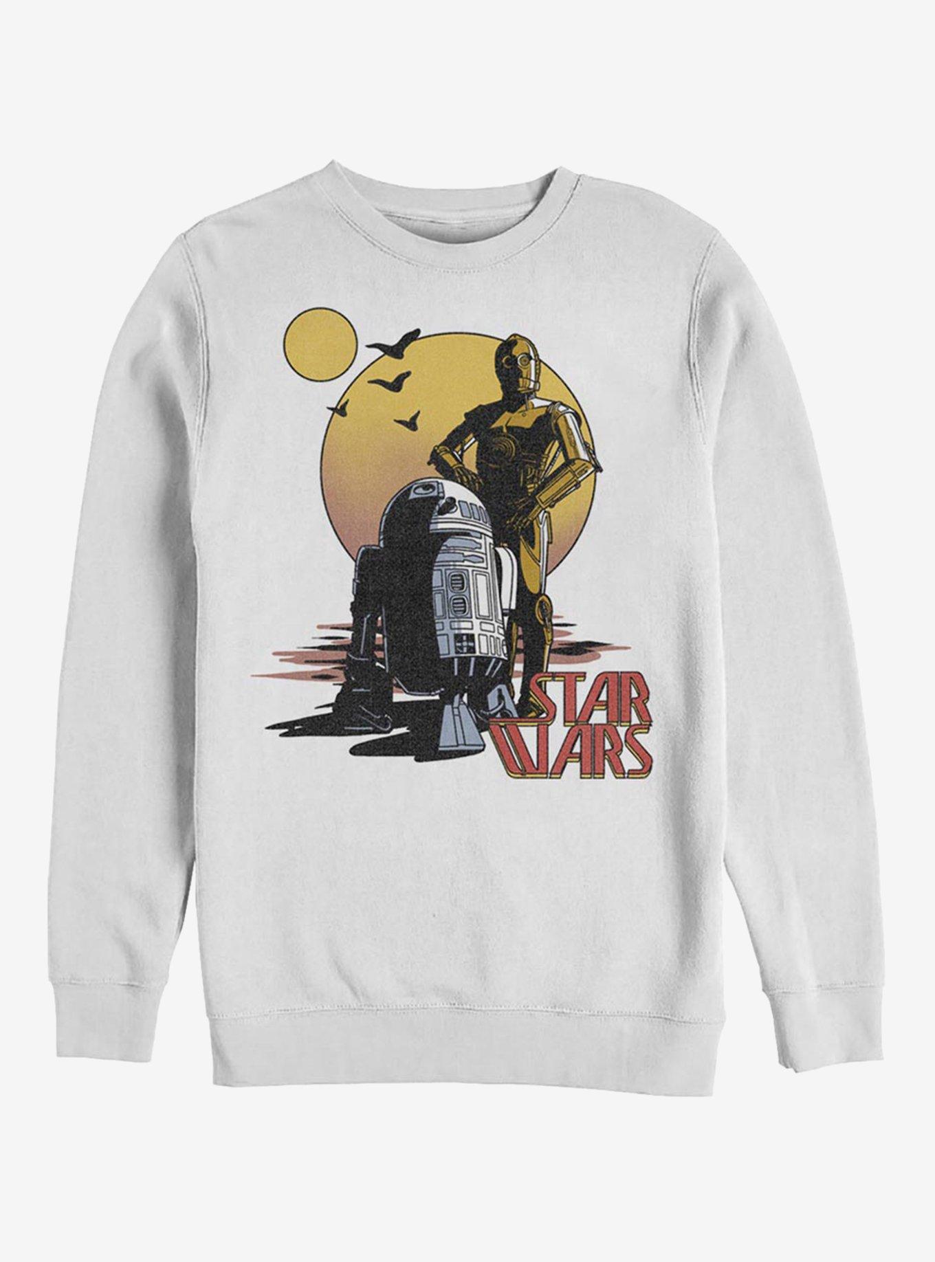 Star Wars Desert Droids Sweatshirt - WHITE | BoxLunch