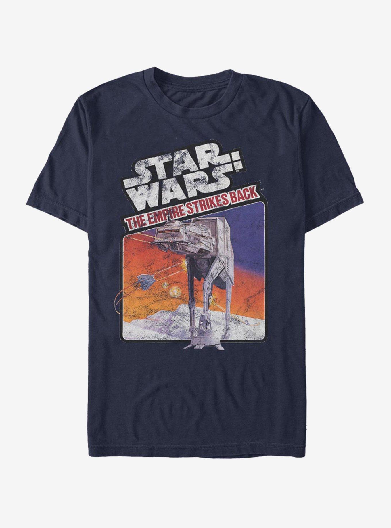 Star Wars Empire Atari Cartridge T Shirt Blue Boxlunch