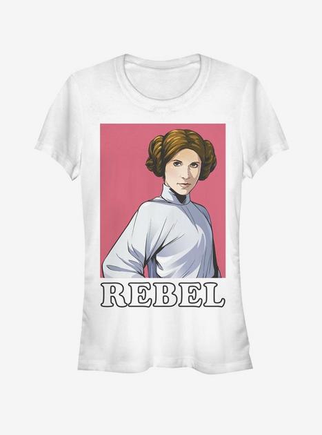 Star Wars Single Leia Girls T-Shirt - WHITE | Hot Topic