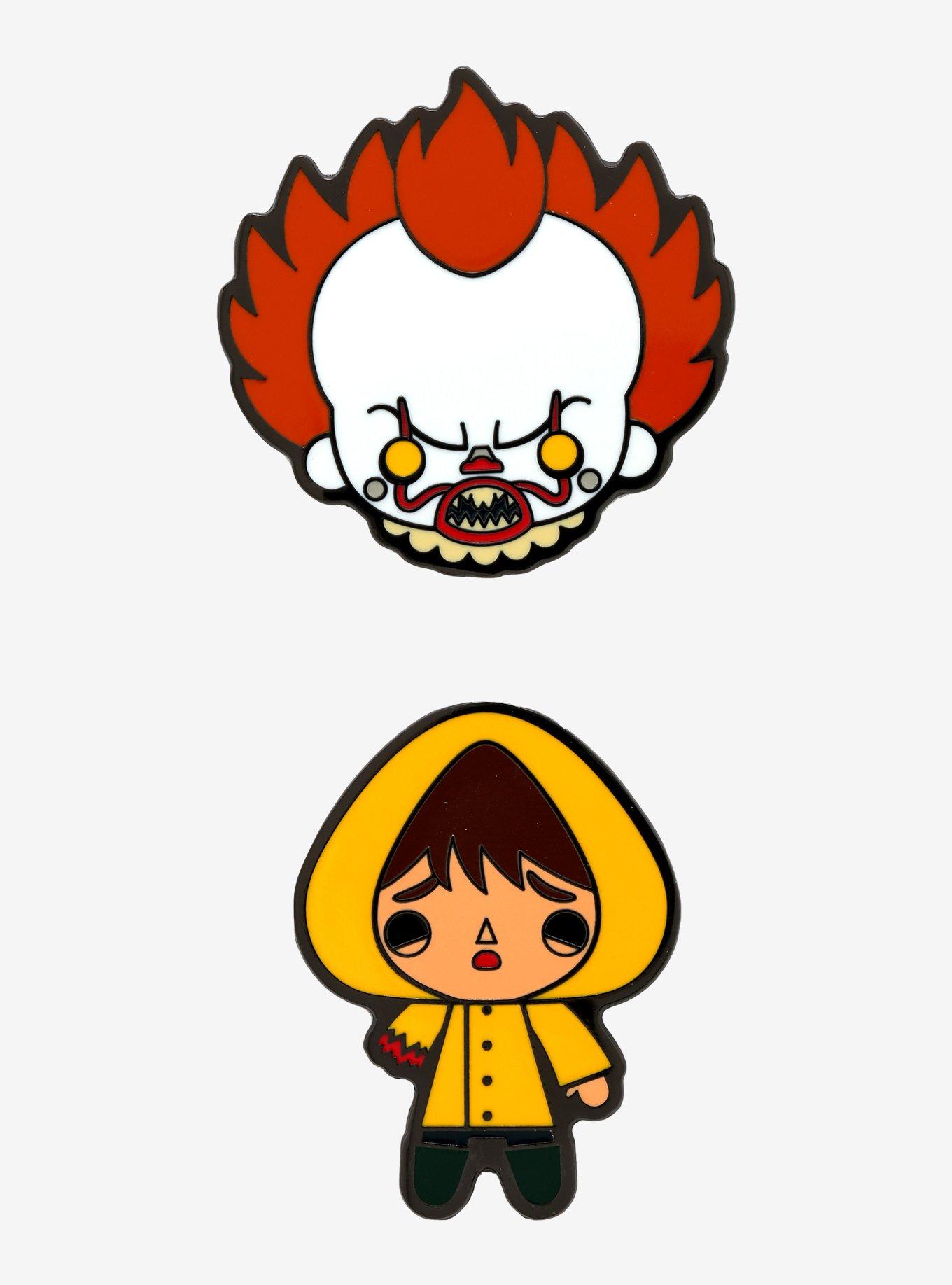 IT Pennywise & Georgie Chibi Enamel Pin Set | Hot Topic