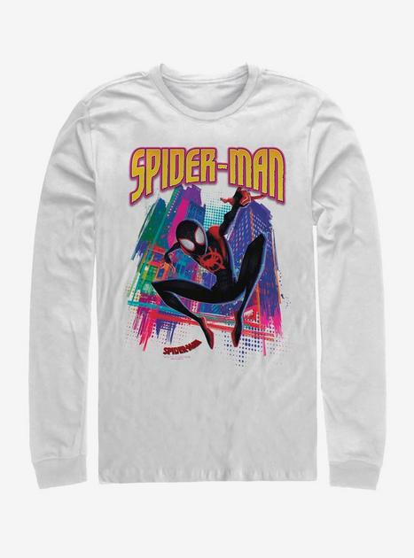 Marvel Spider-Man Tower Hero Long-Sleeve T-Shirt - WHITE | Hot Topic