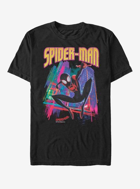 Marvel Spider-Man Tower Hero T-Shirt - BLACK | Hot Topic