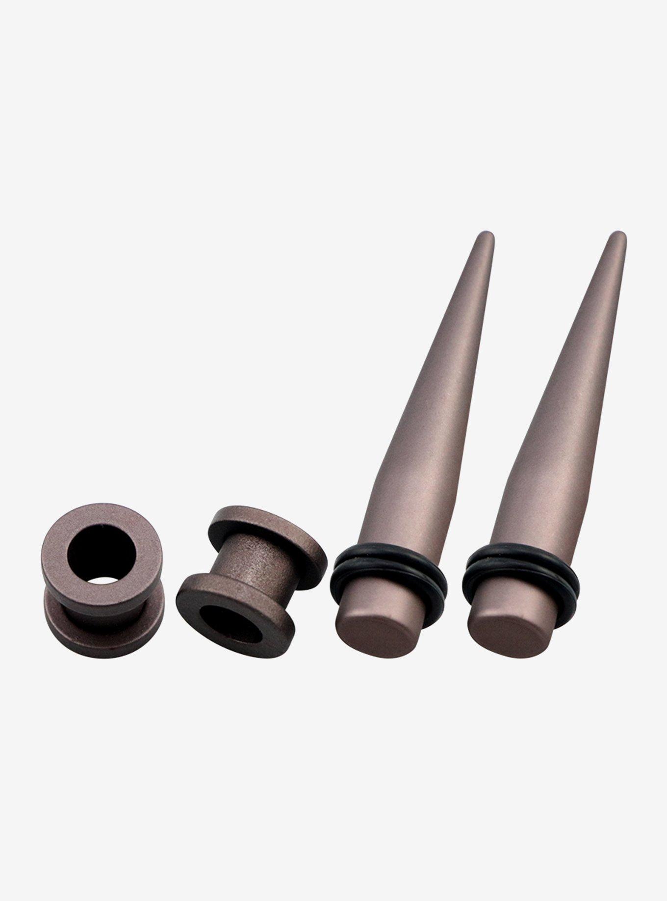 Acrylic Matte Mauve Taper & Plug 4 Pack | Hot Topic