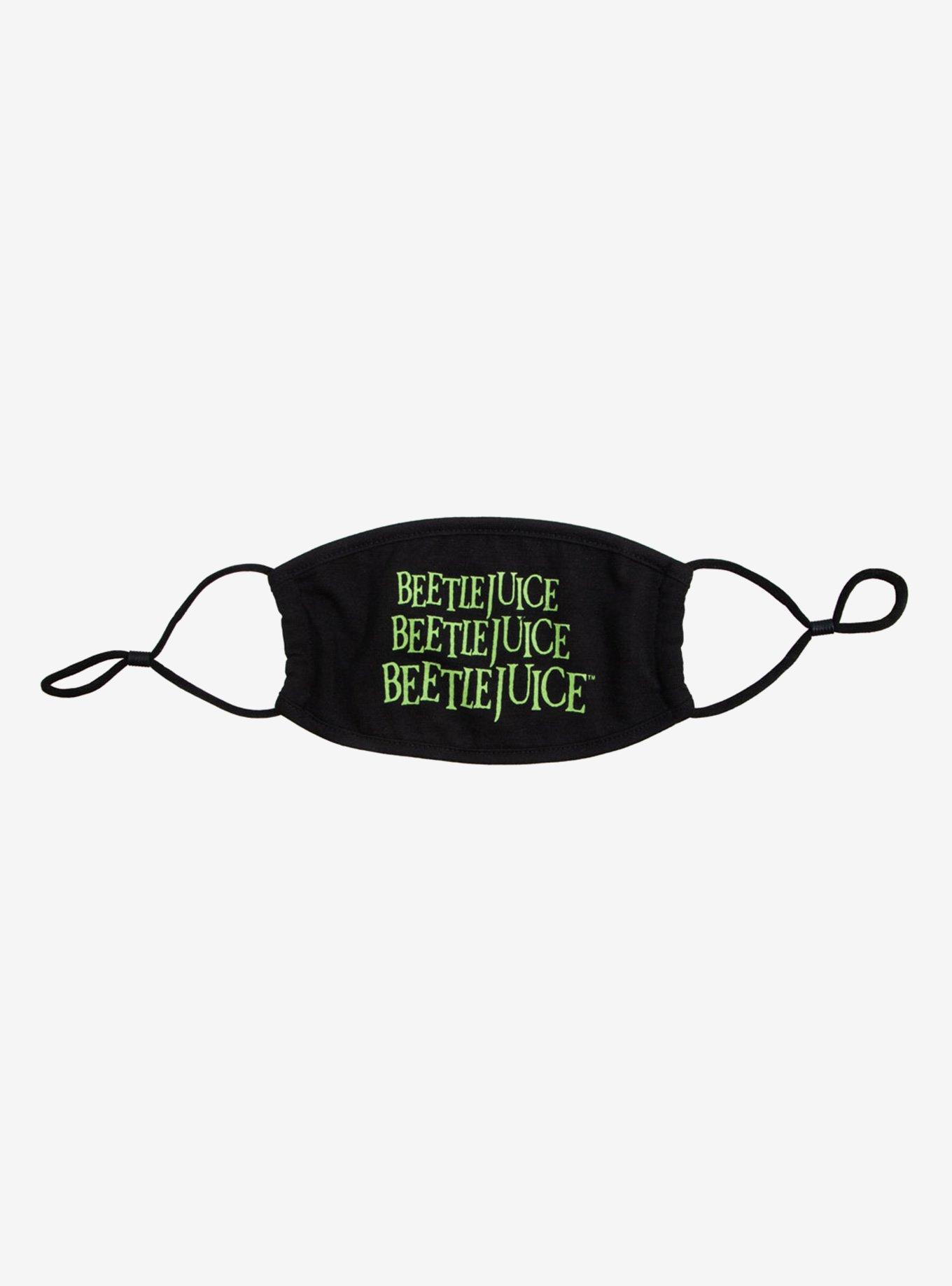 Beetlejuice Repeat Fashion Face Mask | Hot Topic