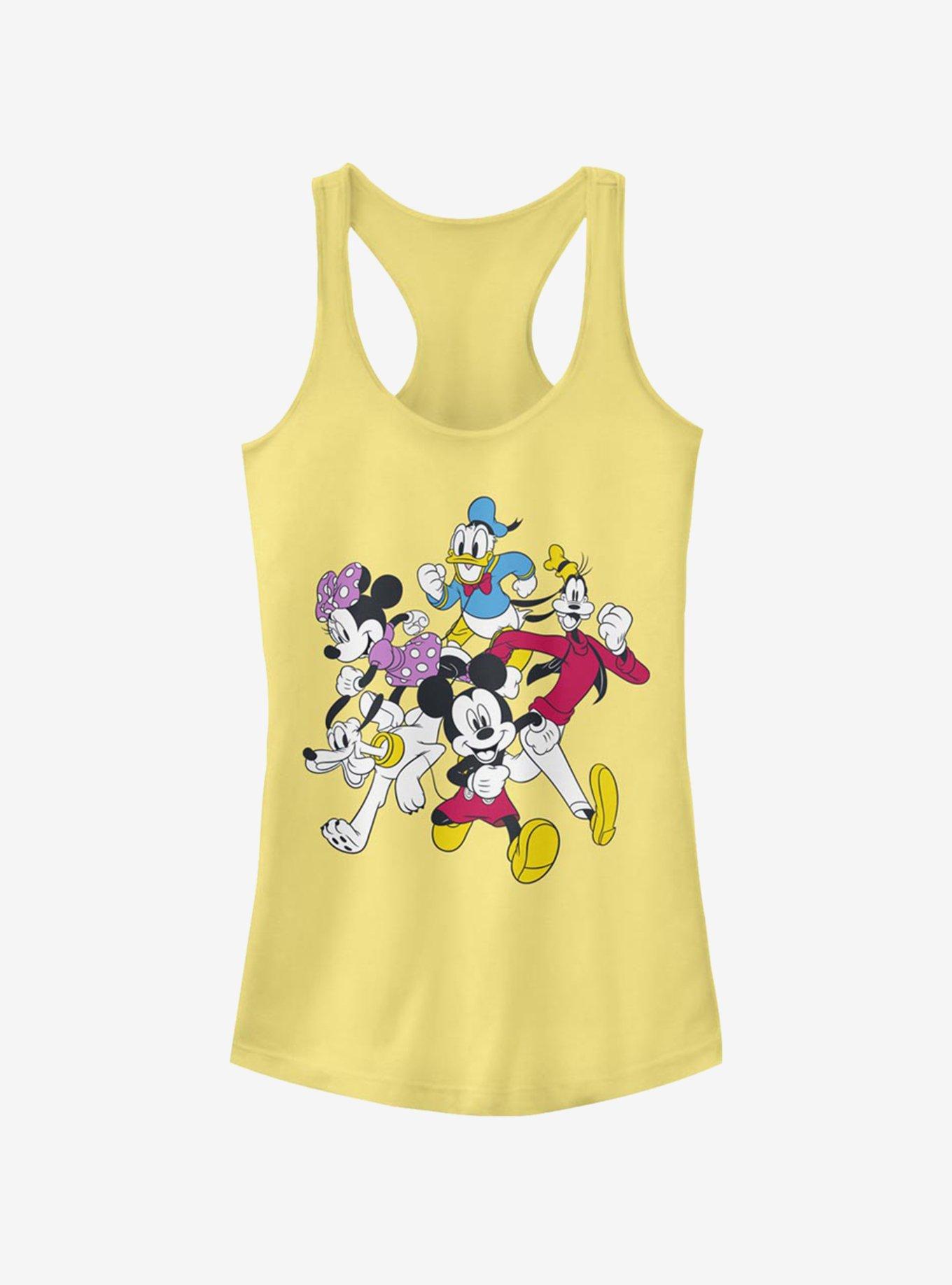 Disney Mickey Mouse Mickey And Friends Girls Tank Yellow Hot Topic