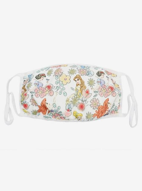 Disney Princess Floral Adjustable Fashion Face Mask | Hot Topic