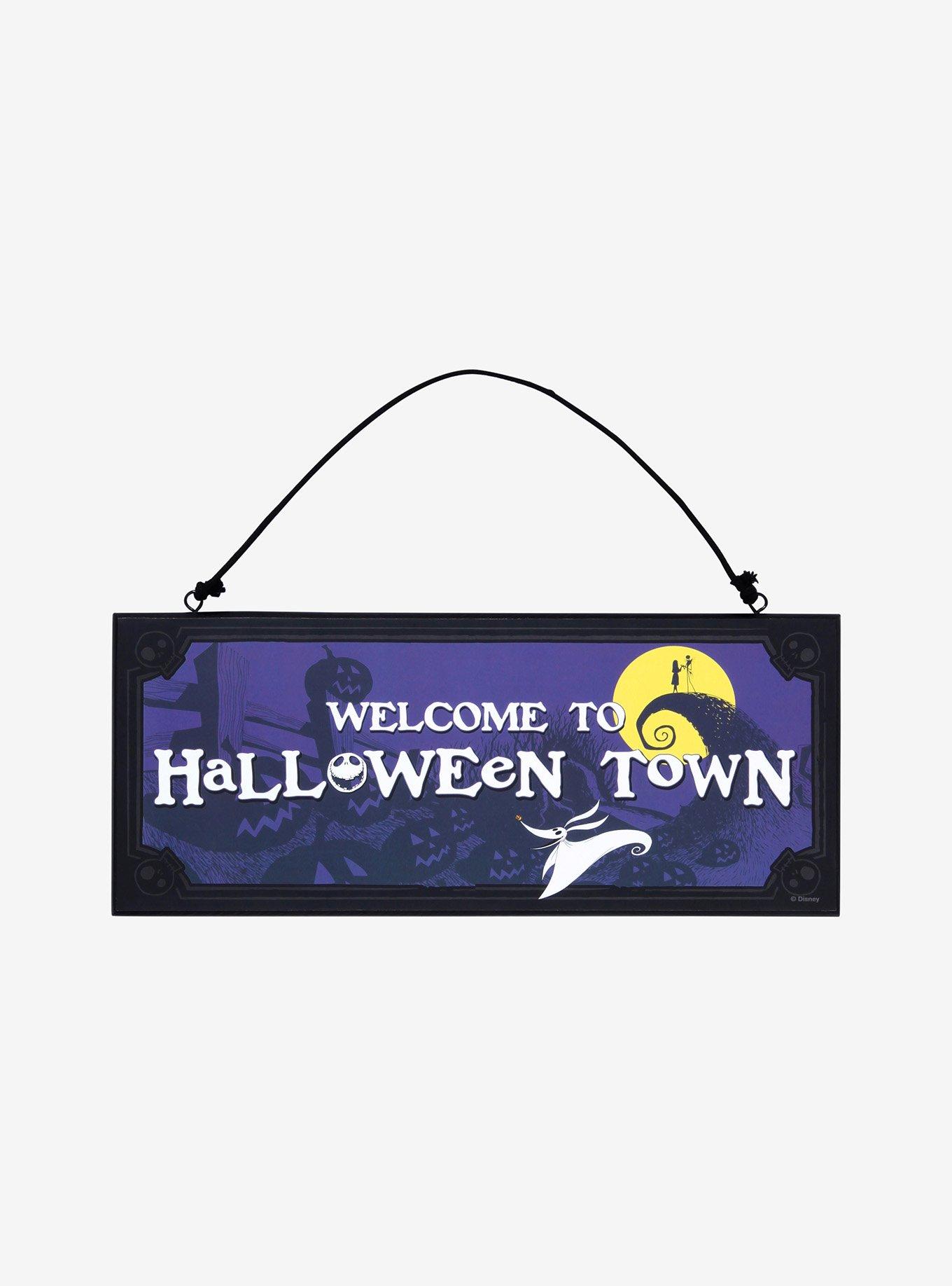 Disney The Nightmare Before Christmas Reversible Welcome Sign | BoxLunch