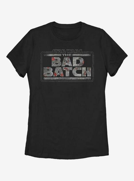 Star Wars The Bad Batch Logo Women's T-Shirt - BLACK | BoxLunch
