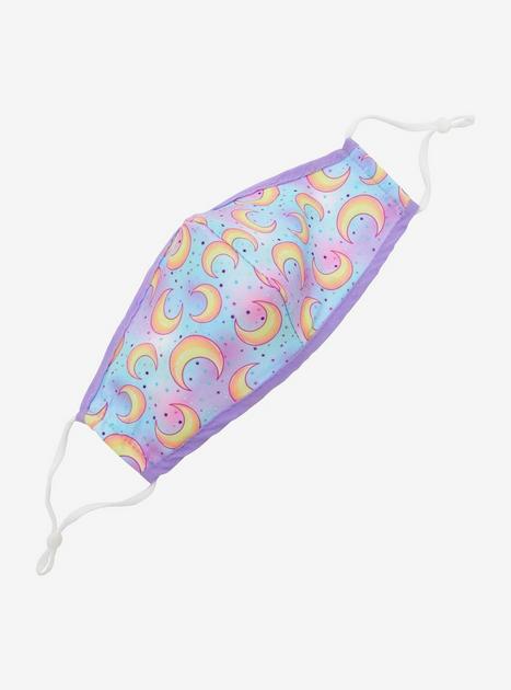 Pastel Moon & Stars Adjustable Fashion Face Mask With Filter Pocket ...
