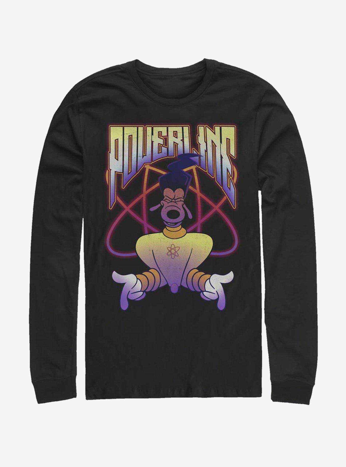 Disney A Goofy Movie Powerline Jam Long-Sleeve T-Shirt - BLACK | Hot Topic