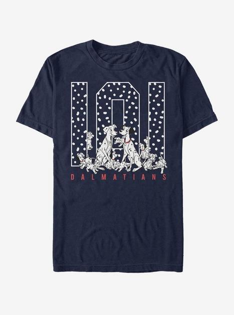 Disney 101 Dalmatians Spotty Logo T-Shirt - BLUE | Hot Topic