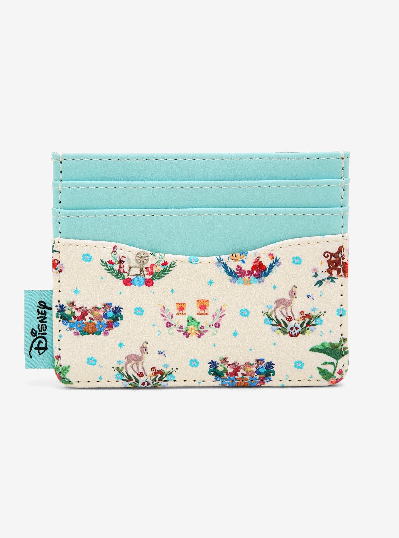 Loungefly Disney Princess Companion Floral Cardholder - BoxLunch ...