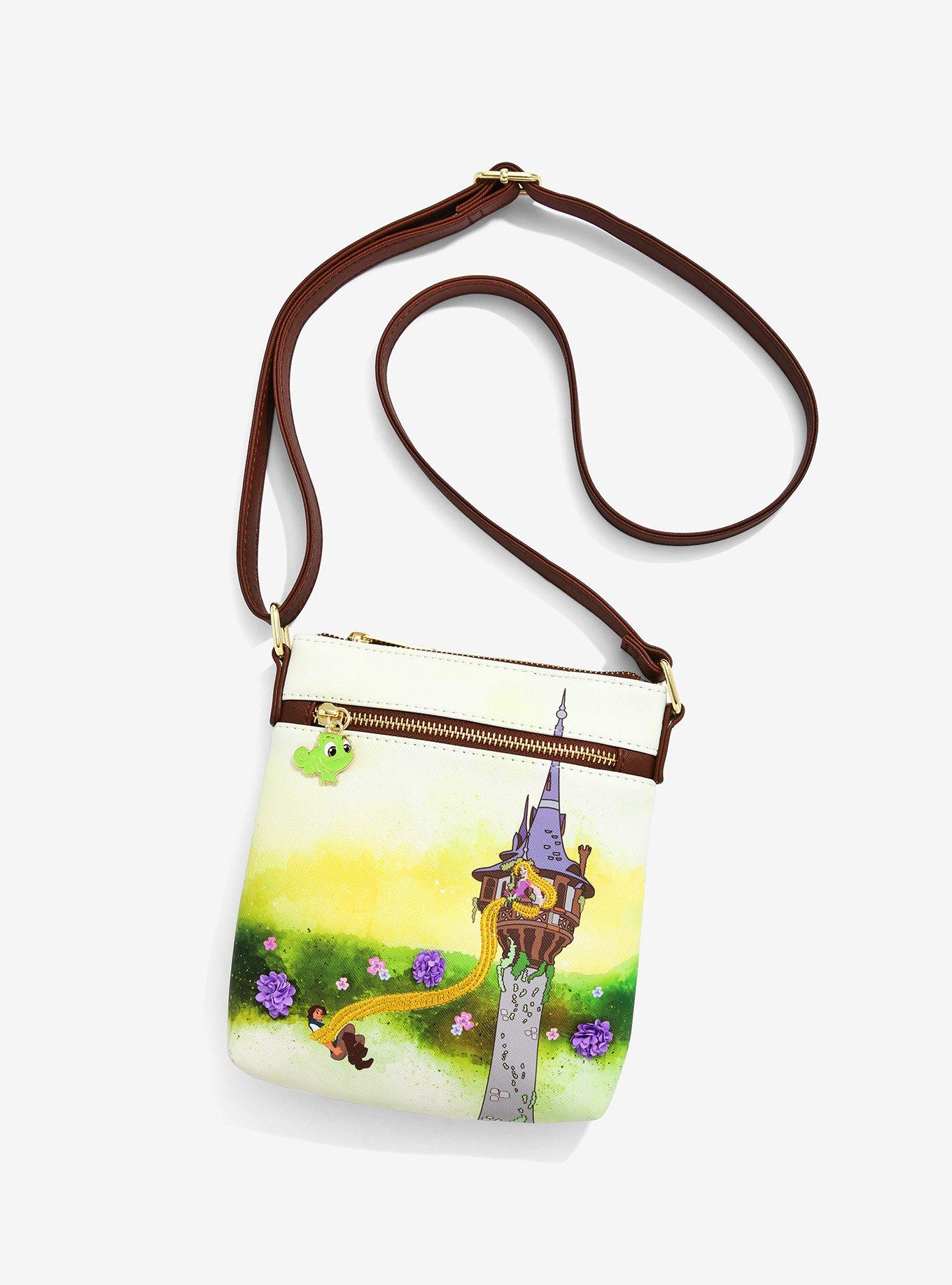 Loungefly Disney Tangled Tower Scene Crossbody Bag - BoxLunch Exclusive ...