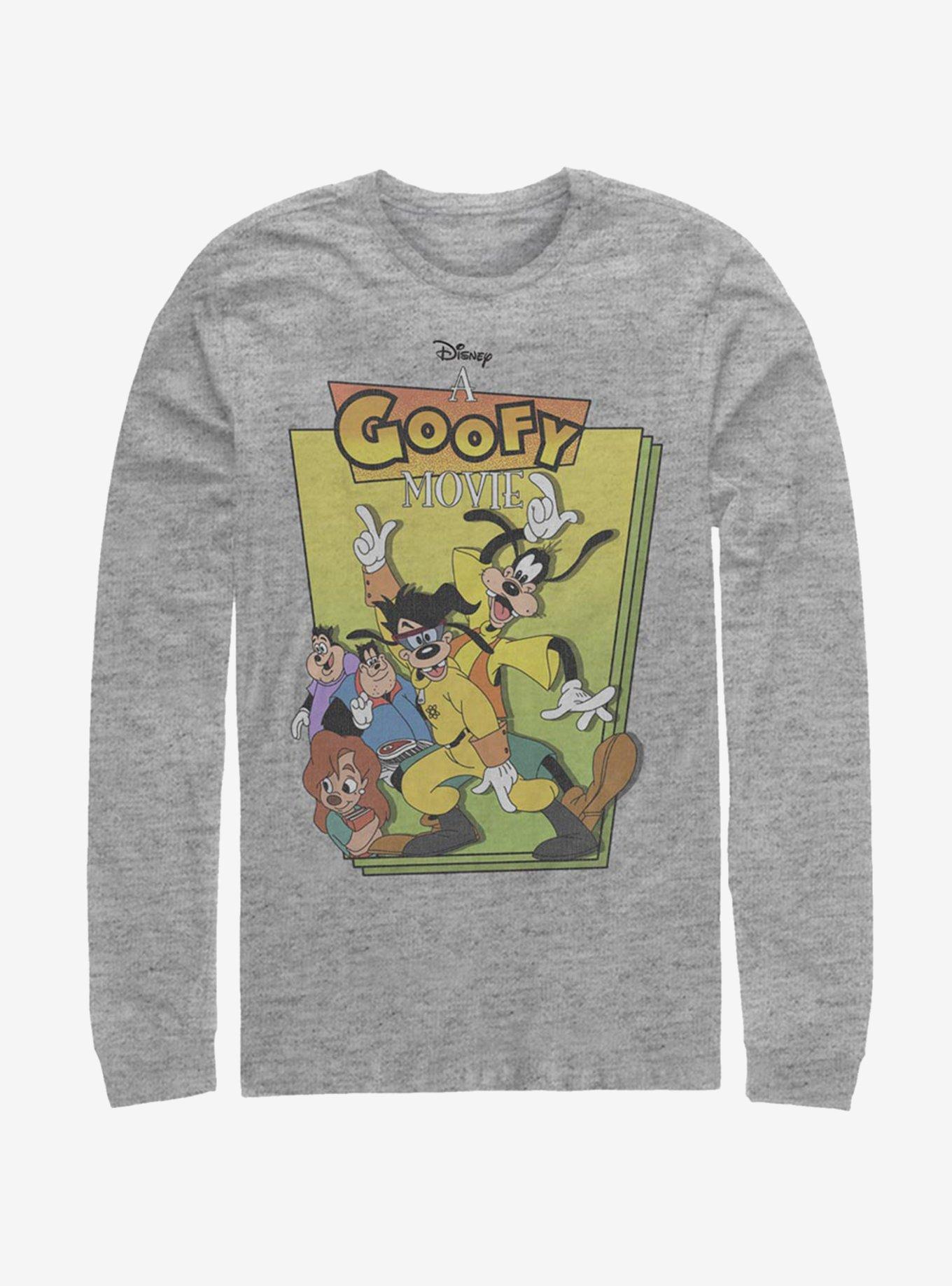 Disney The Goofy Movie Goof Cover Long-Sleeve T-Shirt - GREY | BoxLunch