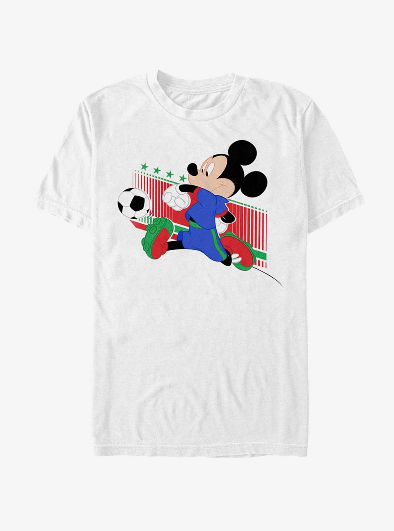 Disney Mickey Mouse Soccer Kick T-Shirt - WHITE | BoxLunch