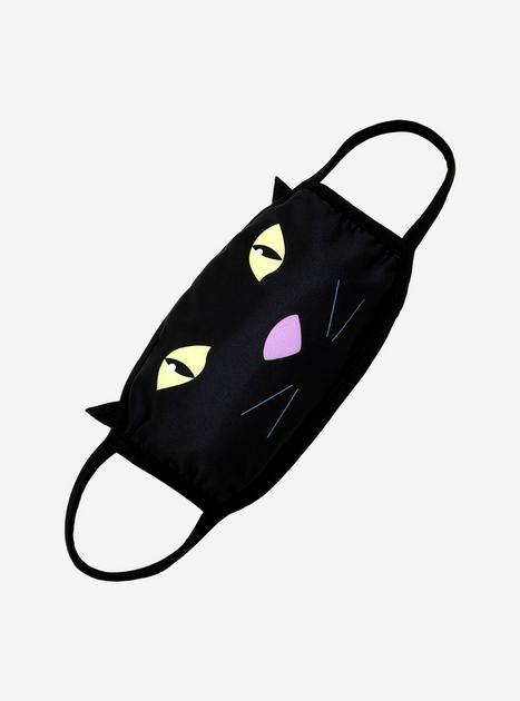 Black Cat Fashion Face Mask | Hot Topic
