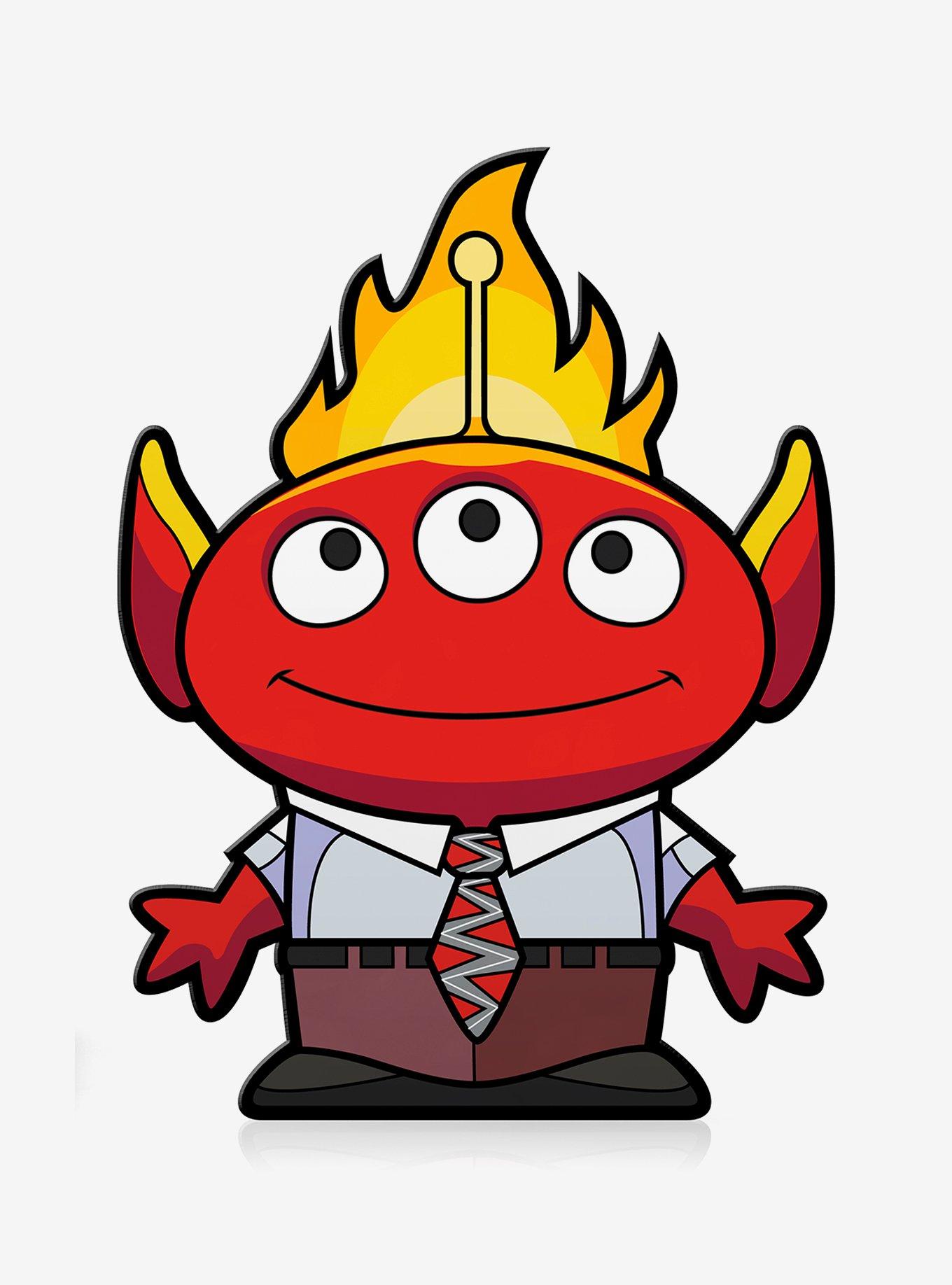 FiGPiN Disney Pixar Inside Out Alien Anger Collectible Enamel Pin | Hot ...